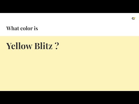 Yellow Blitz color #fdf4bb hex color - Yellow color - Cool color fdf4bb