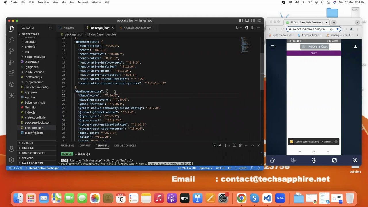 Thermal print using react native