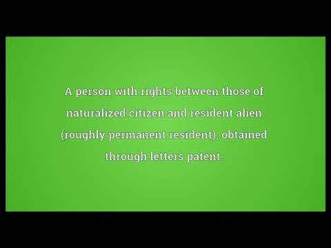 Denizen Meaning