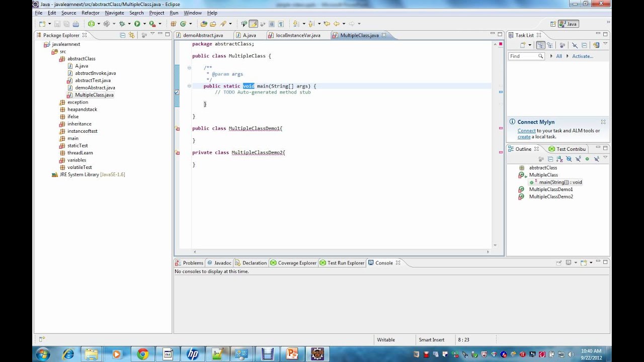 java interview question and answer why main method declared as static