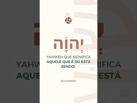Qual é o nome de Jesus em hebraico?