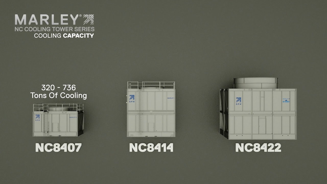 Marley® NC® Cooling Towers - Size and Capacity Comparison