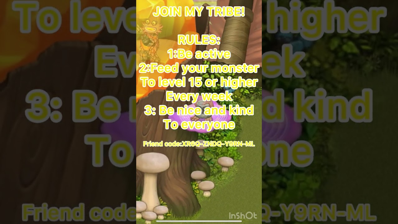 JOIN MY TRIBE! #mysingingmonsters #shorts 