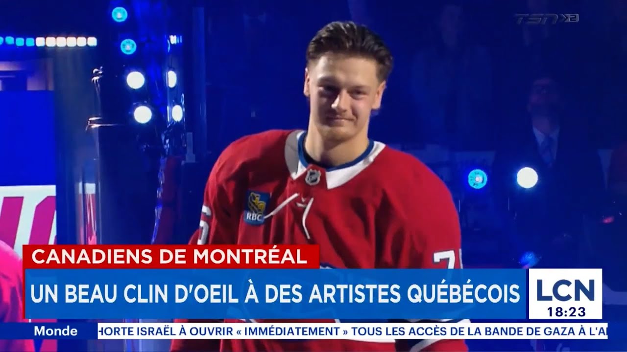 Du Sir Pathétik au match d'ouverture du CH: Zachary Bolduc vole la vedette