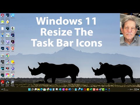How To Resize The Task Bar Icons - Windows 11 - NO LONGER WORKING