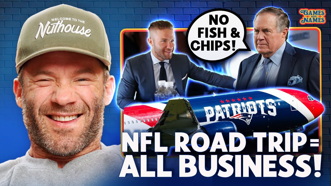Julian Edelman on What NFL Travel is REALLY Like | Games With Names