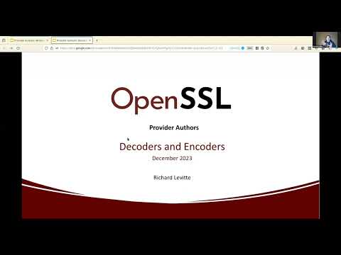 Decoders and Encoders with OpenSSL