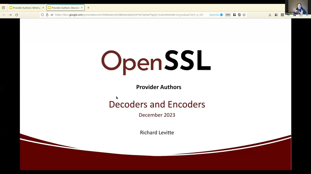 Decoders and Encoders with OpenSSL