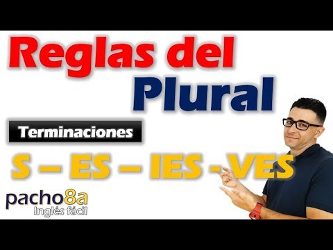 Reglas del plural en inglés - Cuando agregar S, ES, IES, VES a los sustantivos - Plural Nouns