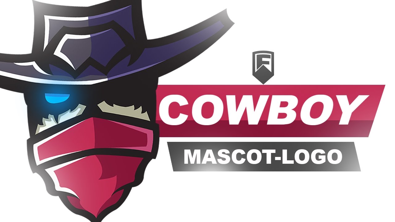 Illustrator | cowboy logo concept [FOR SALE]