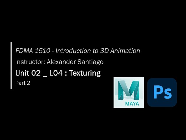 Mastering Texturing in Maya: A Comprehensive Guide to Creating UVs and ...