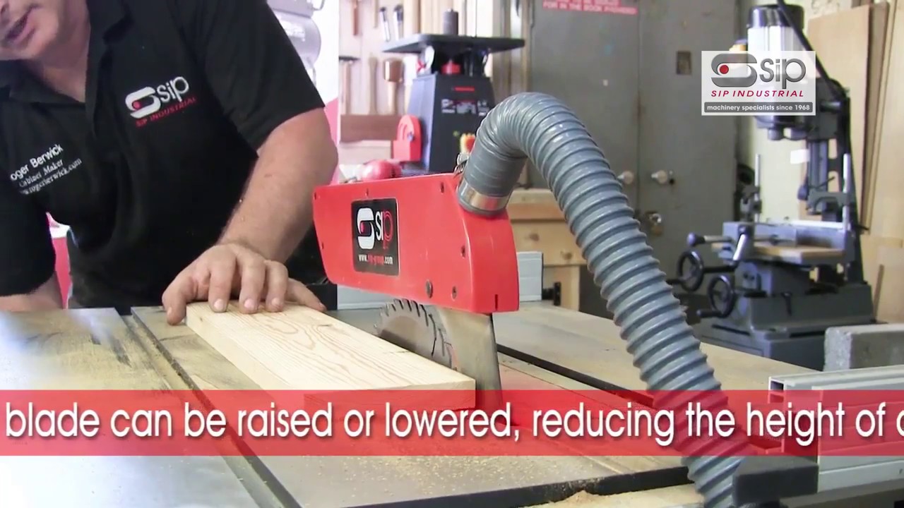 How to use the SIP 01332 Professional Cast Iron Table Saw