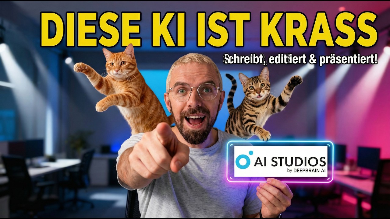 KI Video Generator: Profi-Videos aus Text in 5 Min (AI Studios Tutorial)