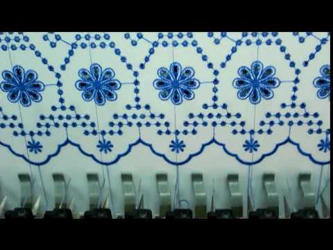 Schiffli Embroidery Machine - Computerized Schiffli Embroidery Machine ...