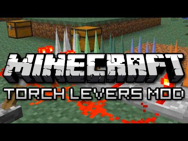 Torch Levers Mod [Forge] [1.7.10] Minecraft Mod
