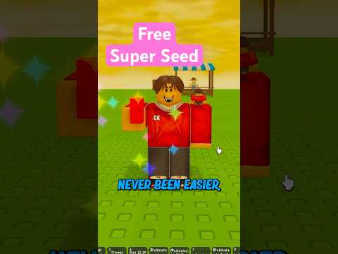 How To Get A SUPER SEED in Grow A Garden #growagarden #roblox