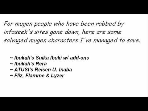 Mugen character downloads