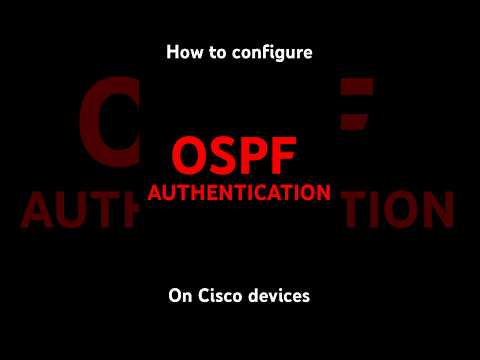 Configure OSPF Authentication MD5 & Plaintext Cisco Router Setup Guide CCNA LAB | Quick Guide #ccna