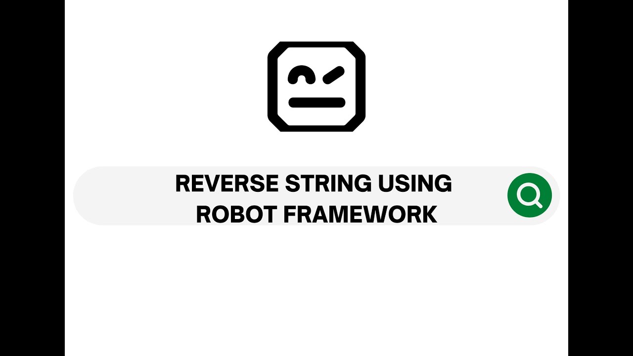 Reverse string using Robot Framework #shorts