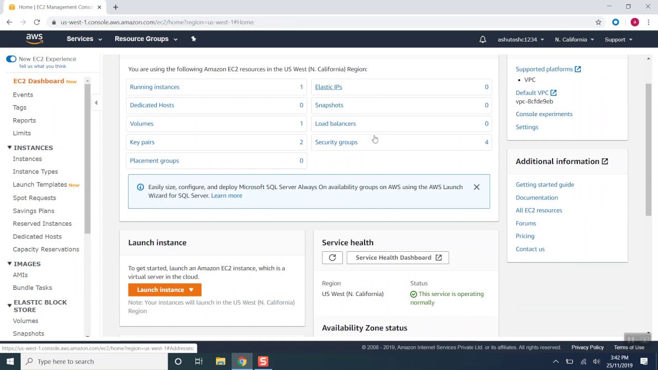 How to launch EC2 Instance in AWS New console