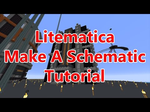 Litematica How To Make A Schematic In Minecraft - A tutorial