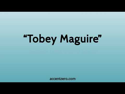 Pronounce "Tobey Maguire" - South Korean accent vs. native U.S.