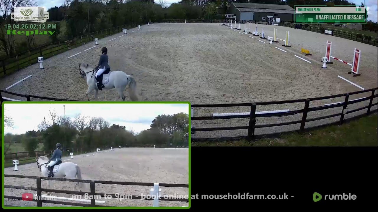 Unaffiliated Dressage 19th April 2026 REPLAY
