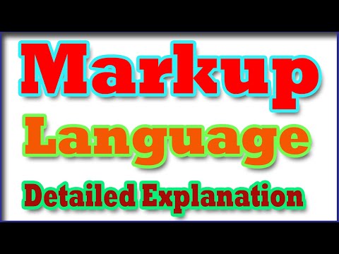 Markup Language | What is Markup Language | Detailed Explanation - English Audio