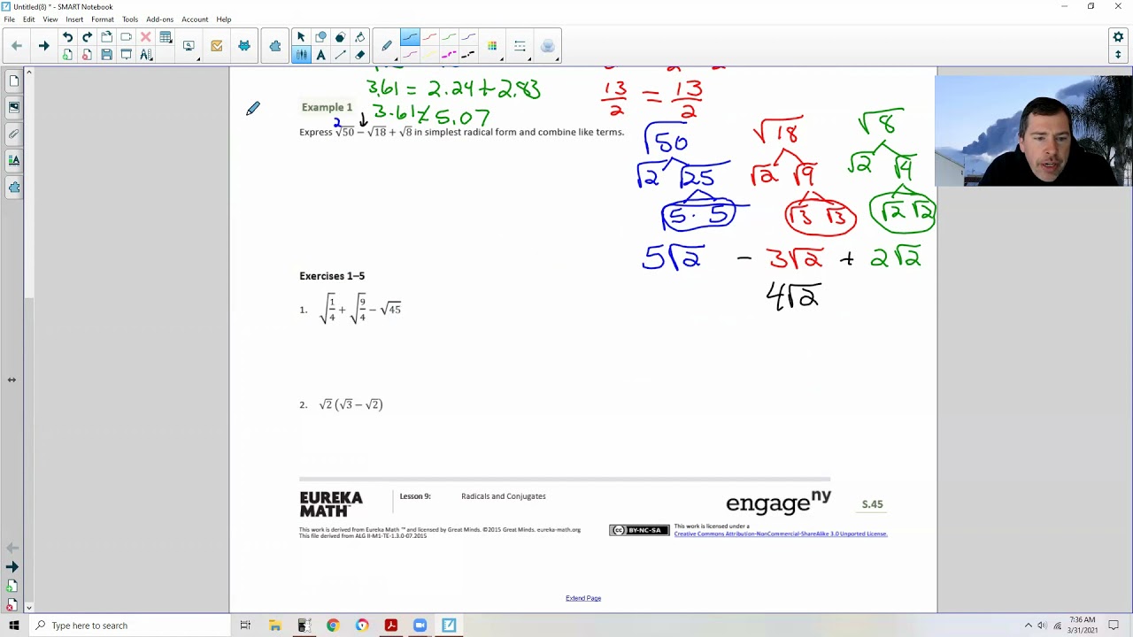 Algebra 2 Module 1 Lesson 9 Video