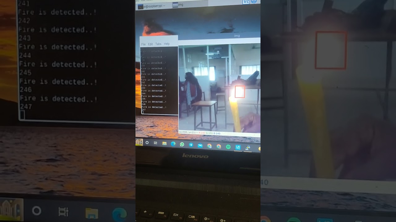 Image Processing based fire detection
