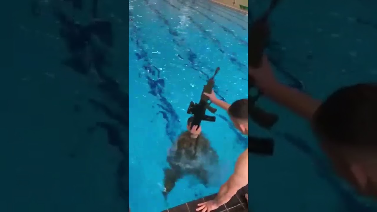 Royal Marines Battle Swim Test Exit