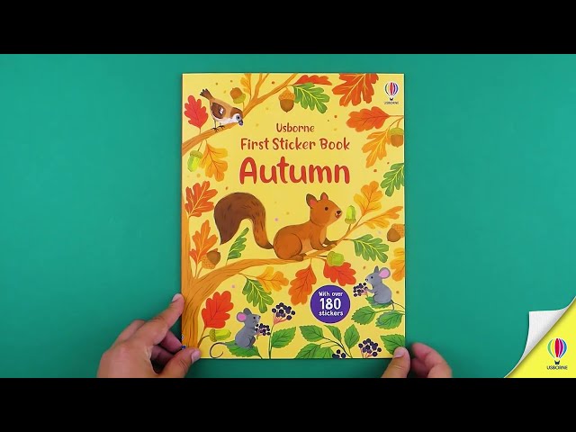 First Sticker Book Autumn | Usborne | Be Curious