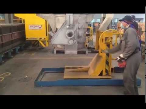 acetarc lip axis pouring SMI foundry complete cycle