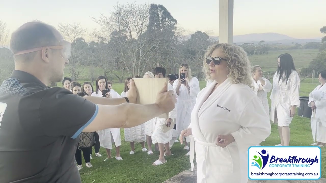 The Fear Breakthrough Workshop - Highlights - with Board Breaking and Ice Bath Challenge.