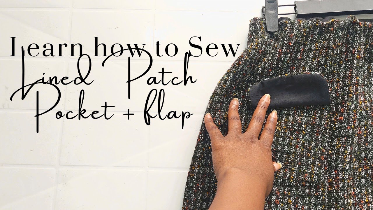 Beginner Friendly: Sew a Patch Pocket with Flap