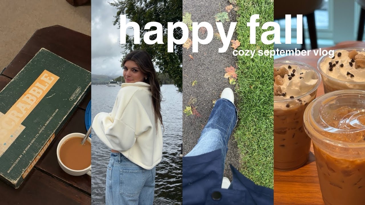 cozy fall vlog at home!! 🍂☕️ preparing for autumn + a trip to england
