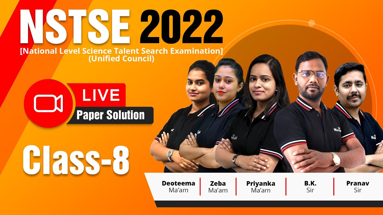 Class 8th NSTSE  2022-23 Live Paper Solution | NSTSE Answer key and Paper Analysis