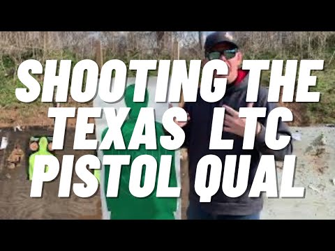 Shooting the Texas LTC Test | Texas License to Carry Proficiency Test