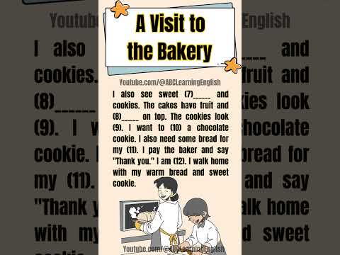 Learn English Through Story (A2-B1) | “A Visit to the Bakery” 🍞 ...