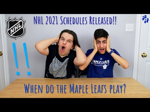 The TML SCHEDULE Has Been RELEASED! When are the Leafs playing?