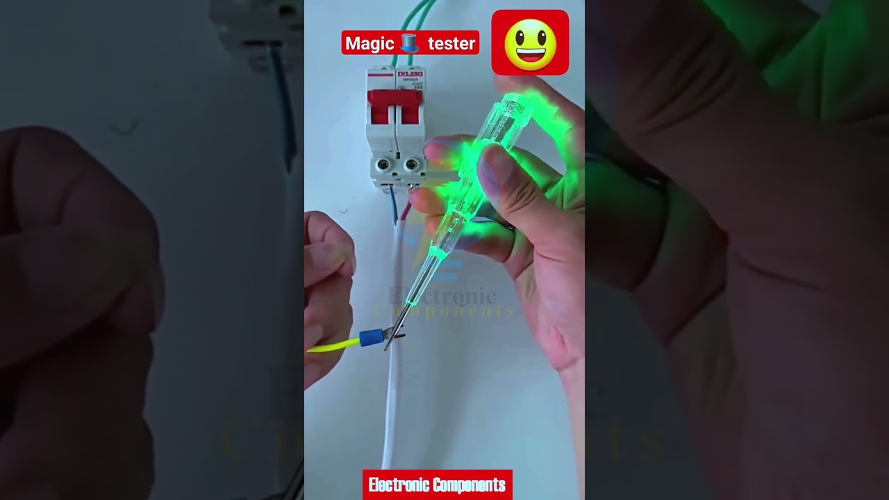 Magic 🎩 😃tester for electric #shots @electroniccomponentsofficial