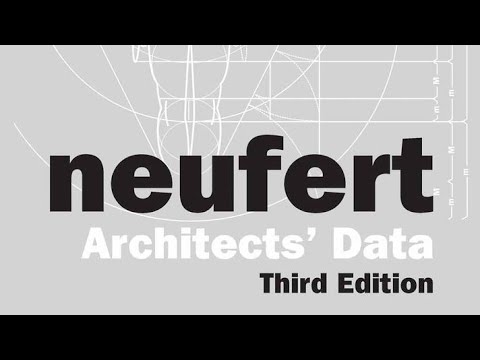 Neufert Architects' Data, Third Edition