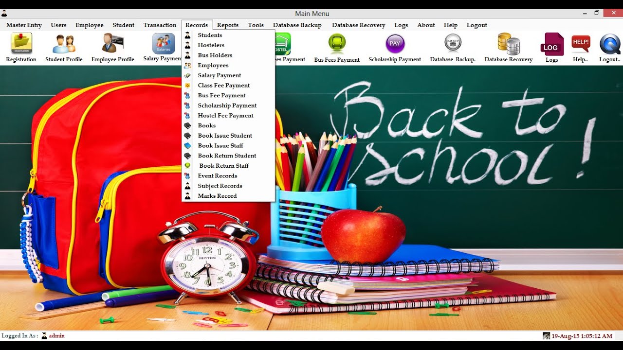 School Management System C#