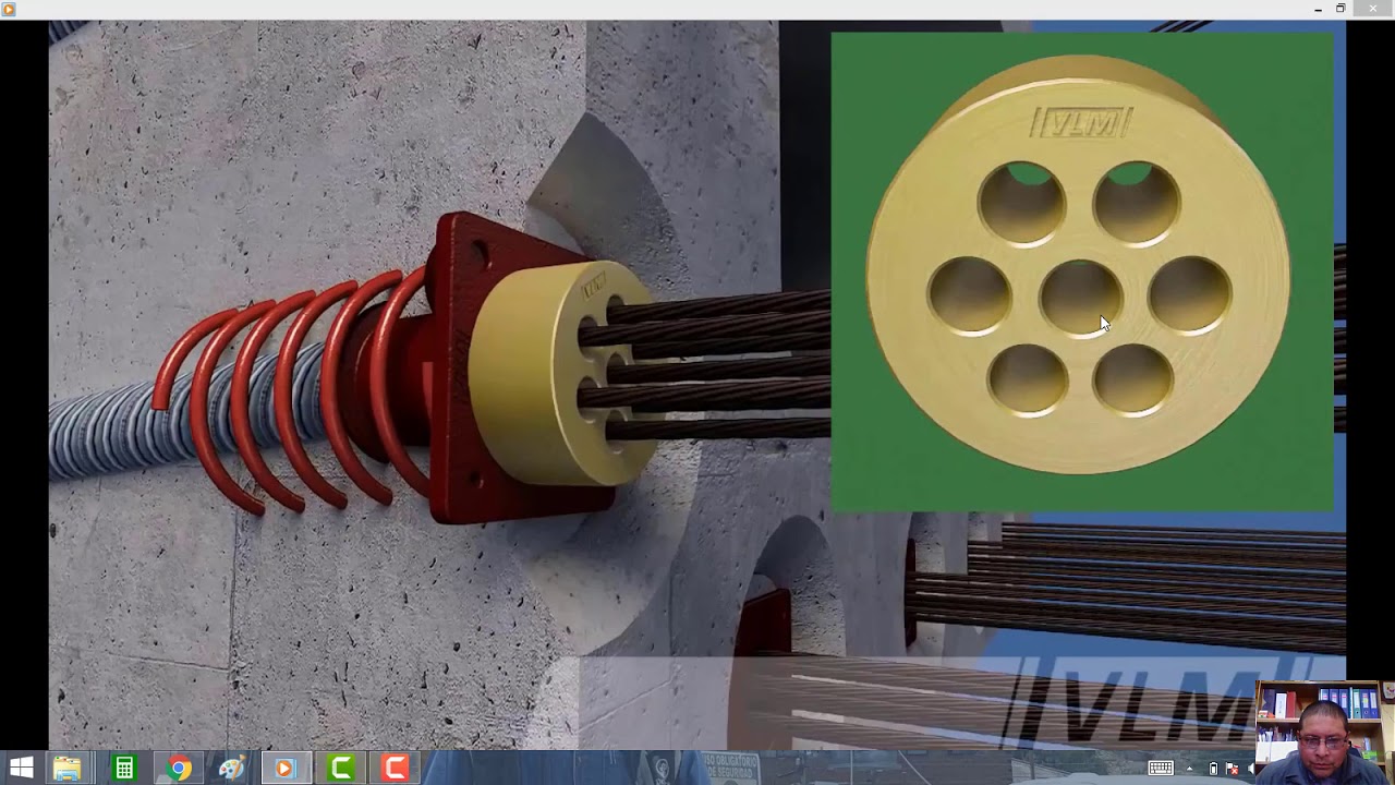 Explicación tesado de viga