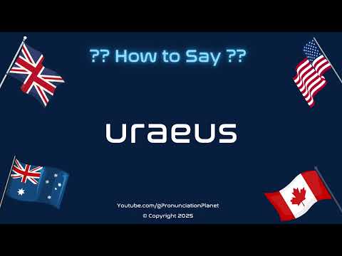 ππ How to Pronounce Uraeus? (CORRECTLY) | Pronunciation Planet