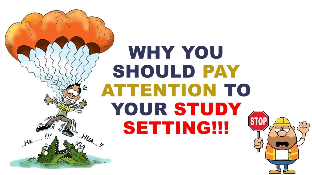 Study setting / Area: what you need to know!!!
