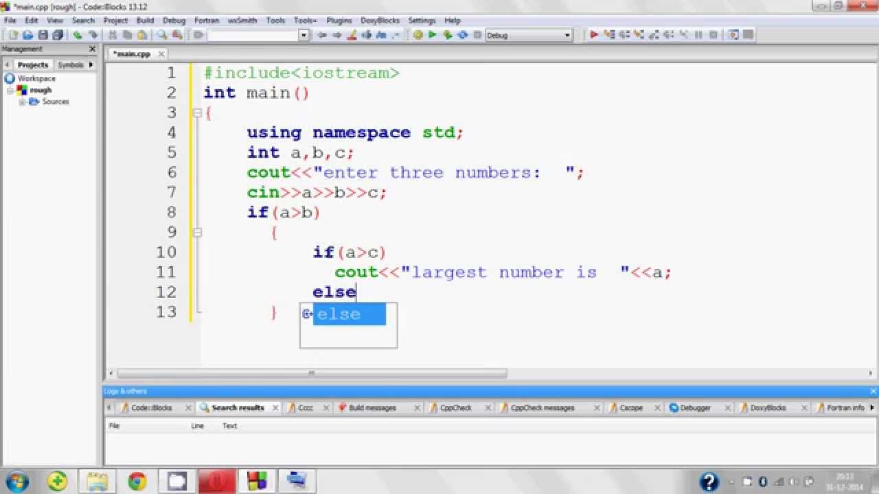 c++ program(largest number)