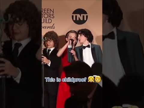 Old Stranger Things interview - Millie Bobby Brown - Finn Wolfard - Noah Schnapp - #shorts