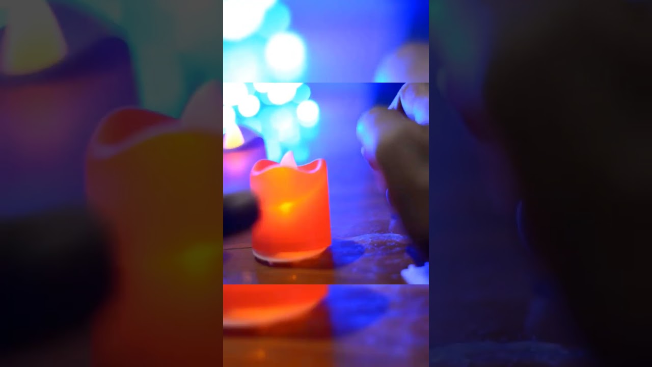Battery Operated LED Candle Lights For Room #tech #justforyouchannel #ledcandlelight