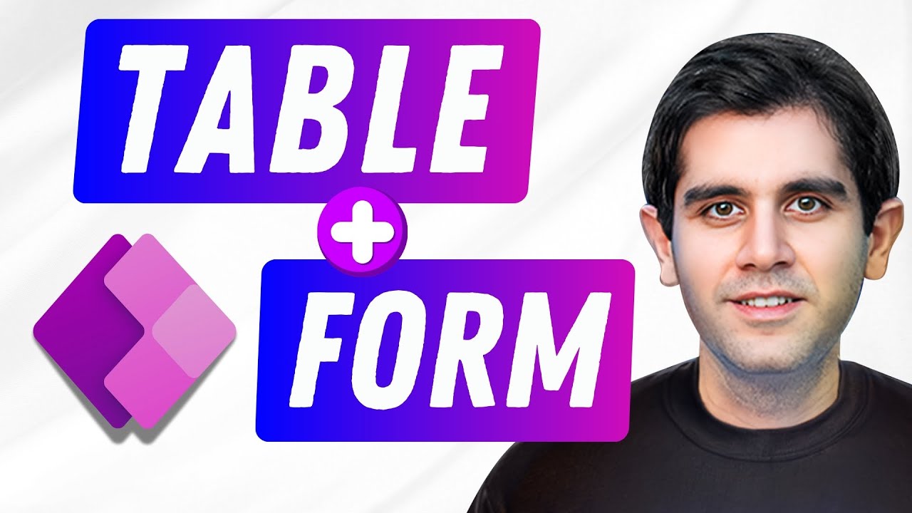 Power Apps TABLE & FORM Control - Beginner's Tutorial (2025)